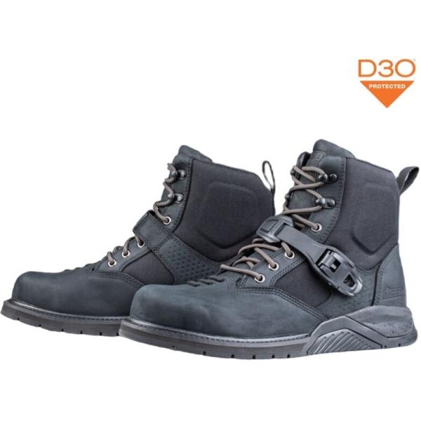 ※詳細な出荷時期はご注文後にメールでご案内します。■商品番号3403-1377■商品概要■2024年新作秋冬ウェアカラー：BLACK・本革、ナイロンインサート・つま先プロテクター(ASTM認証合成素材)・くるぶし部分D3Oプロテクター内蔵・...