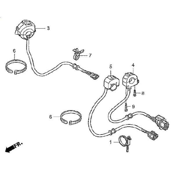 ※詳細な出荷時期はご注文後にメールでご案内します。■適合車種CBR250Rレースベース車　CBR250Rレースベース車 年式: 14  　　備考: K33■商品番号35130-K33-R02■商品概要画像番号：3