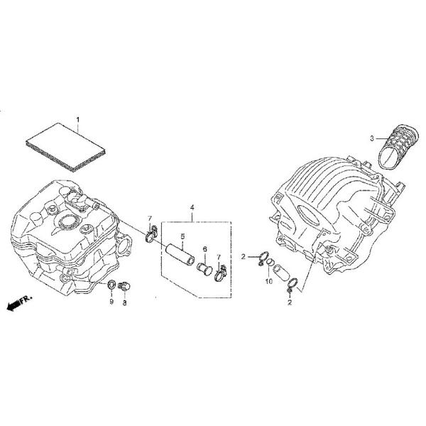 ※詳細な出荷時期はご注文後にメールでご案内します。■適合車種CBR250Rレースベース車　CBR250Rレースベース車 年式: 13  　　備考: KYJ■商品番号17240-KYJ-900■商品概要画像番号：3