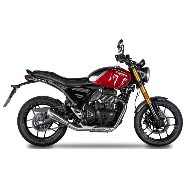 ※詳細な出荷時期はご注文後にメールでご案内します。■適合車種SPEED 400　SPEED 400 年式: 24-25  ■商品番号GTR0601IOM■商品概要EVO5 サイレンサー重量：スパーク 1.4 kg vs ストック 3.5 k...