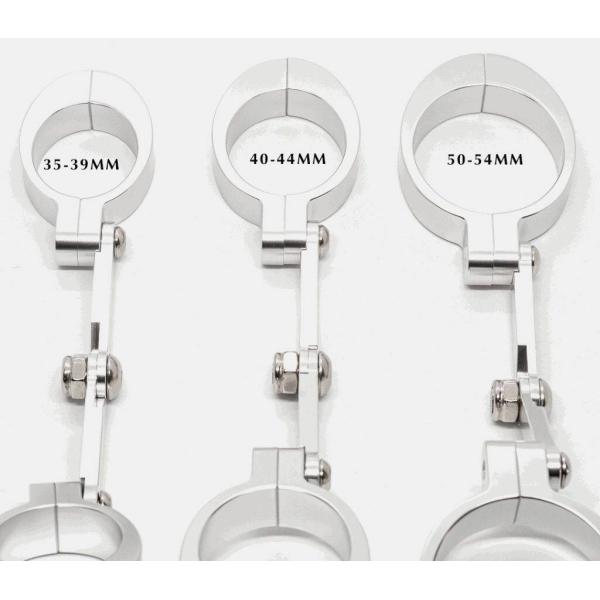 ※詳細な出荷時期はご注文後にメールでご案内します。■適合車種　   　　備考: 汎用■商品番号headlight-mounting-kit-silver-40-44■商品概要寸法：フロントフォークからの最短距離：15mmフロントフォークから...