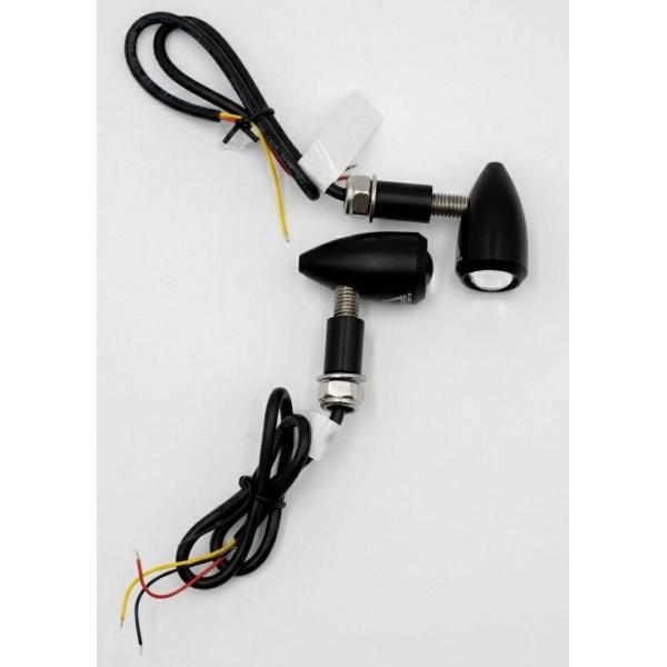 ※詳細な出荷時期はご注文後にメールでご案内します。■適合車種　   　　備考: 汎用■商品番号hollow-tip-turn-brake-tail-light-black■商品概要直径：23mm本体長さ：40mm全体のねじ長さ：35mmスペ...