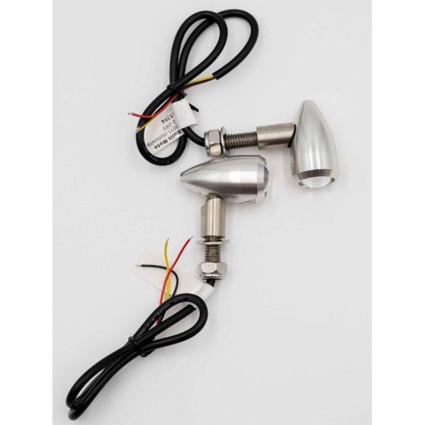 ※詳細な出荷時期はご注文後にメールでご案内します。■適合車種　   　　備考: 汎用■商品番号hollow-tip-turn-brake-tail-light-polished■商品概要直径：23mm本体長さ：40mm全体のねじ長さ：35m...