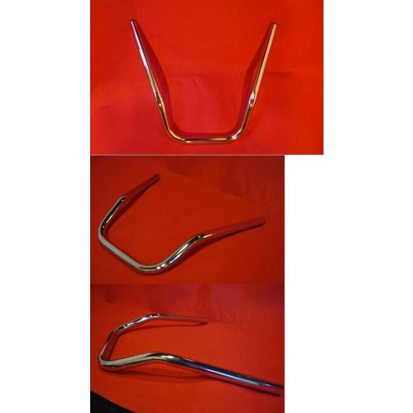※詳細な出荷時期はご注文後にメールでご案内します。■適合車種　   　　備考: 汎用■商品番号hd417_mk■商品概要カラー：メッキハンドル間：41.7cm高さ：6cm長さ：34cmΦ22.2