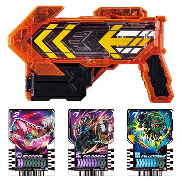 「商品情報」説明『仮面ライダーガッチャード』より、カードを30枚連射！「DXガッチャージガン」が登場！トリガーを引くとLED発光&amp;攻撃音が発動！ライドケミートレカをスキャンして装填！トリガーを引くと、モーターが駆動してライドケミート...
