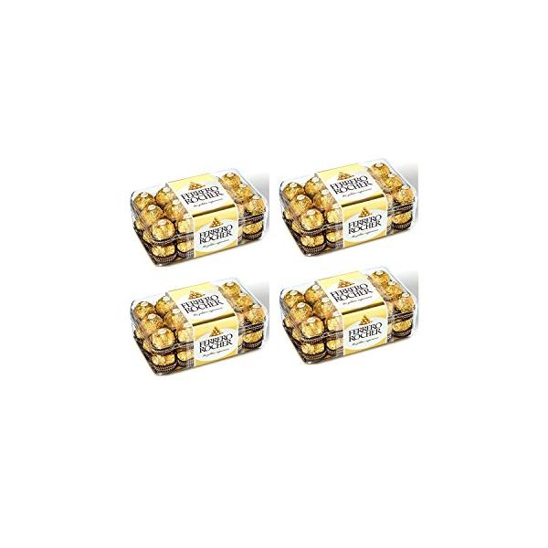4箱] フェレロ ロシェ (FERRERO ROCHER) T-30 チョコレート 30粒×4個