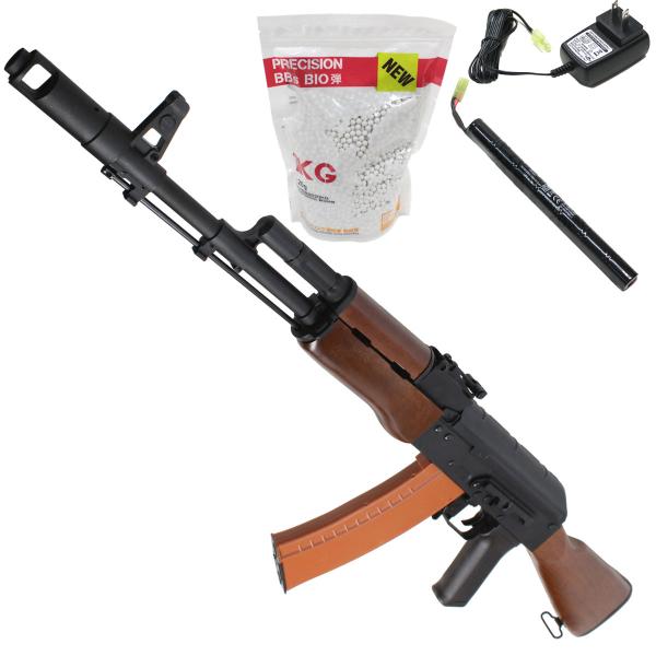 S&amp;T AKシリーズにコスパ最強クラスのスポーツラインシリーズが登場！軽量ナイロンファイバーフレームで取り回しがよく初心者にも扱いやすい1本となります。・メーカー：S&amp;T・全長：約960mm・重量：2330g （空マガジン含...