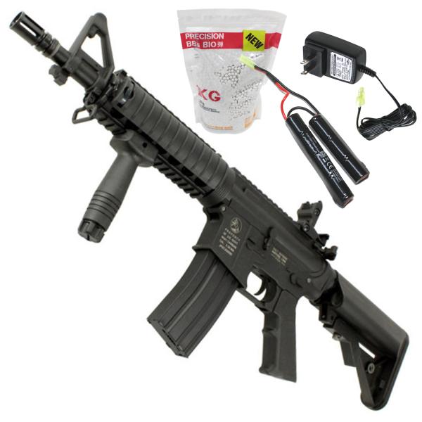 ※こちらは、BKカラー商品になります。※生産ロットにより、ハイダー仕様が一部変更になる場合がございます。■メーカー　S&amp;T■全長　約694mm / 775mm■重量　約2120g■マガジン　スタンダードM4マガジン 300連ゼンマイ...