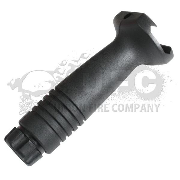 品番 UFC-GRIP-30BK品名 ナイツタイプバーチカルフォアグリップ(刻印なし)素材 ABS樹脂製重量 約93g商品寸法(mm)詳細アメリカ軍のお抱え銃器メーカーであるナイツアーマメント社がSOPMOD M４用 に開発したRIS（Ra...