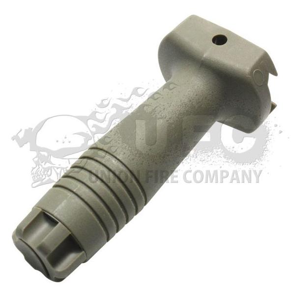 品名 ナイツタイプバーチカルフォアグリップ(刻印なし)素材 ABS樹脂製重量 約93g商品寸法(mm)詳細アメリカ軍のお抱え銃器メーカーであるナイツアーマメント社がSOPMOD M４用 に開発したRIS（Rail Interface Sys...