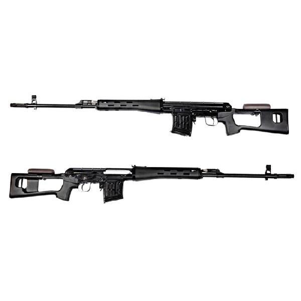 メーカー：WE-TECH商品名：ドラグノフ　ガスブローバック BK素材：・ナイロンファイバーストック　・ハンドガード・アルミ削り出し加工フレーム 　・スチールパーツ多用装弾数：20発＋1セミオートのみ20210420reserve