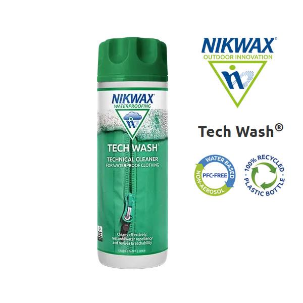 NIKWAX(ニクワックス)Loftテックウォッシュ(透湿防水ウェア用洗剤)ナイロン、ポリエステル、綿などのウェア用洗剤NIKWAX TECH WASHは洗剤かすをウエアに残さない非合成洗剤系洗剤です。お持ちのウエアの汚れや今迄使っていた合...