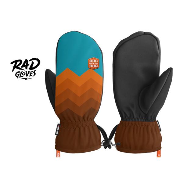 RAD GLOVES (ラッドグローブ) スキー＆スノーボードグローブ 日本正規品オーストラリア生まれのRad Gloves、見た目はポップで中はぬくぬくな高機能なグローブです。DRAPLIN SQUAD MITTEN [ARTIST SE...