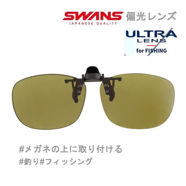 SWANS スワンズ　サングラス　日本正規品CP30-0068 LGRN　はね上げ式クリップオン ULTRA for FISHINGモデル#CP30#メガネの上に取り付ける#釣り・フィッシング#ULTRA for FISHING#偏光お使い...