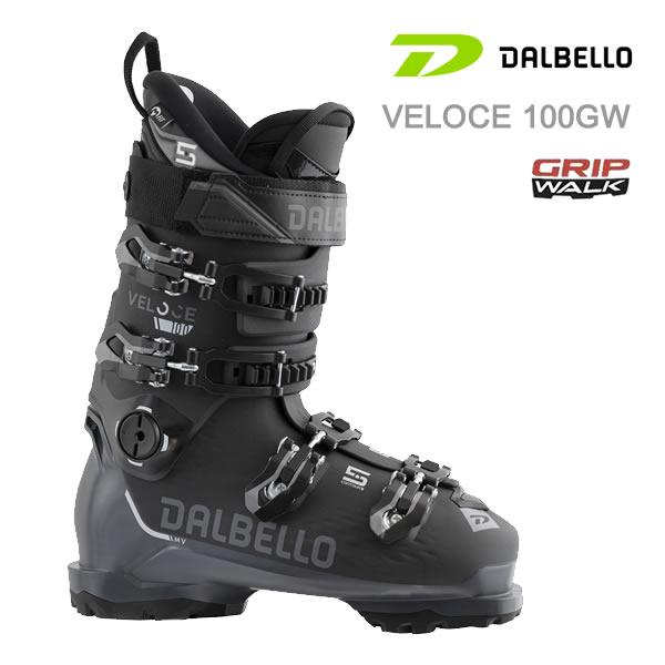 ダルベロ スキーブーツ 2024 dalbello スキーブーツ 日本正規品VELOCE 100 GW ヴェローチェ 100 グリップウォークART. NO. D2303004.10カラー ブラック×ブラックフレックス:100サイズ：24....