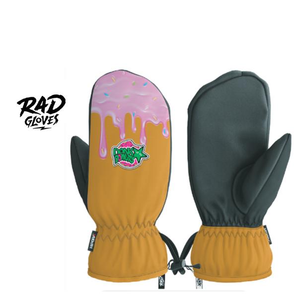 RAD GLOVES (ラッドグローブ) スキー＆スノーボードグローブ 日本正規品オーストラリア生まれのRad Gloves、見た目はポップで中はぬくぬくな高機能なグローブです。SQUAD MITTEN 機能7/10 RAD ウォームレーテ...