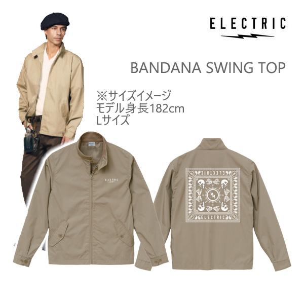 ELECTRIC エレクトリック 日本正規品E23HJ01 BANDANA SWING TOP Size: M, L, XL Fabric: Polyester 65%, Cotton 35%撥水、防風加工スィングトップ,エレクトリック ス...
