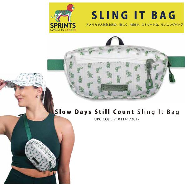 SPRINTS(スプリンツ) ランニングバッグ SLING IT BAGSLING IT BAGはランニングに革命をもたらします。【サヨナラバウンスストラップ】はバッグを重心にぴったりとフィットさせるように設計されているため煩わしい跳ね返り...