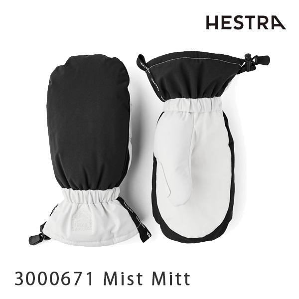 ヘストラ グローブ HESTRA 日本正規品3000671 Mist Mittミスト ミット新素材の特徴を生かした完全防水のミトングローブが新登場。手のひらは耐久性に優れたゴート（山羊）皮革で、表側から手首を覆うカフまでは防風性、防水性、透...