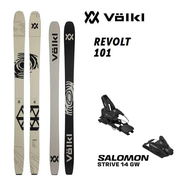【2025-2026モデル】送料無料・代引き不可【日本正規品】VOLKL スキー / フォルクル スキー板REVOLT 101 (リヴォルト 101)今シーズン登場の全く新しいモデル。REVOLT 114同様、少し硬めのフレックスが特徴。シ...