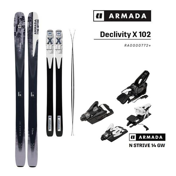 【2025-2026モデル】送料無料・代引き不可【日本正規品】アルマダ スキー板 ARMADA 日本正規品DECLIVITY X 102 (ディクリビティX 102)実績のあるシェイプに完全な新構造を採用し、様々なコンディションで優れた性能...