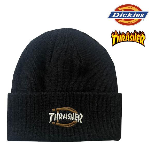 【Dickies x THRASHER】Beanie ユニセックス ヘッドウエアDICKIES x THRASHER コラボレーション アイテムカラー : ブラックサイズ :FREE説明コラボ刺繍を施したアクリル素材のビーニー。スケートスタ...