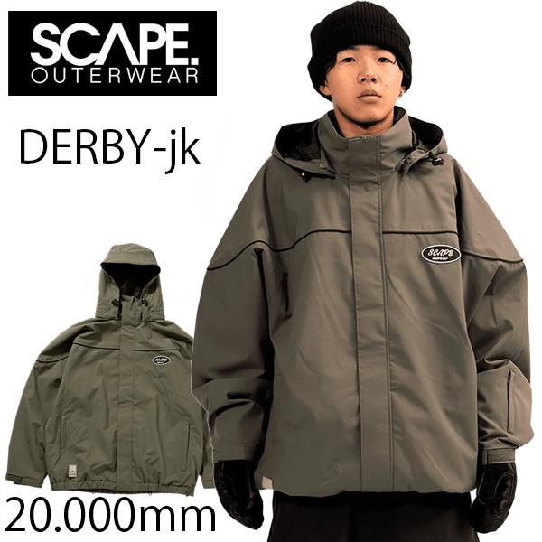 SCAPE エスケープ スノーボードウェア 25-26 DERBY -jacket ジャケット