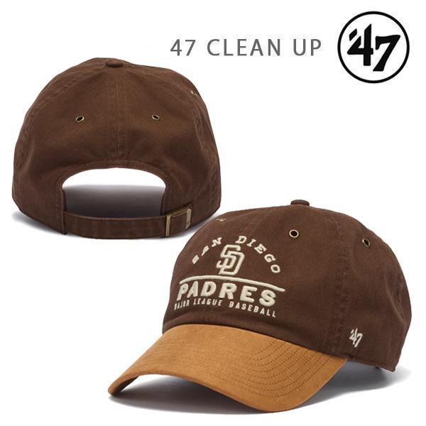 47（フォーティーセブン）日本正規品47 クリーンナップ洗いざらしのライトキャンバスとポリスウェードの2ト−ンカラー。'47CLEAN UPは、柔らかいクラウンとカーブしたバイザーの定番シルエットのアジャスタブルキャップ。サイズ調節が可能な...