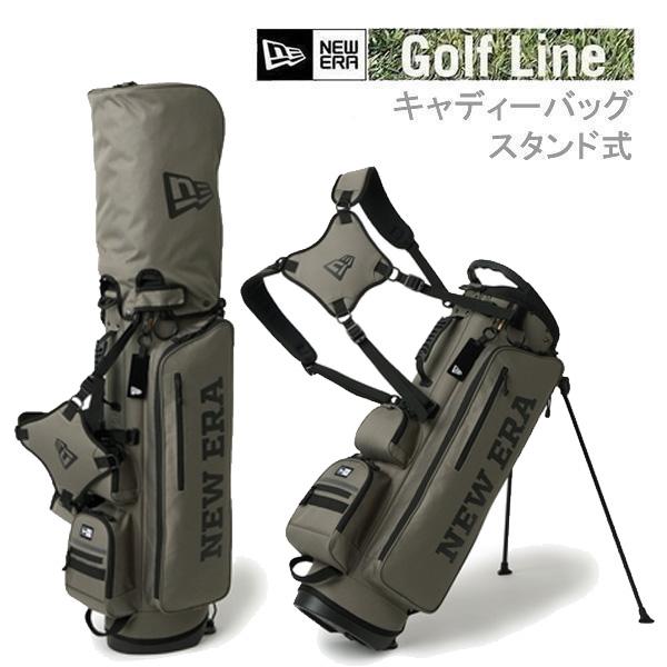 当社はニューエラ ゴルフバッグの正規取扱い店です。※ネームプレートの名入れ加工は出来ません。キャディバッグ / クラブケーススタンド式のキャディーバッグキャディーバッグカバーを装着した状態での全高：約130cmサイズ：9型48インチ／重量：...