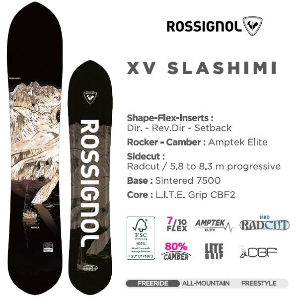 【発売日：2026年10月31日】ロシニョール スノーボード 日本正規品XV SLASHIMI は、特徴的なテーパー形状でL.I.T.E グリップ搭載のザヴィエシグネチャーモデル。XV より柔らかく、XV SUSHI より幡が狭く長いことで...