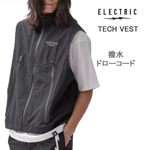 エレクトリック ELECTRIC 日本正規品TECH VEST左胸にUNDERVOLTロゴ、背面右腰部分にICONロゴをプリントしたベスト。撥水生地使用。裾にはドローコードを搭載。ナイロン100%エレクトリックエレクトリック ゴルフゴルフゴ...