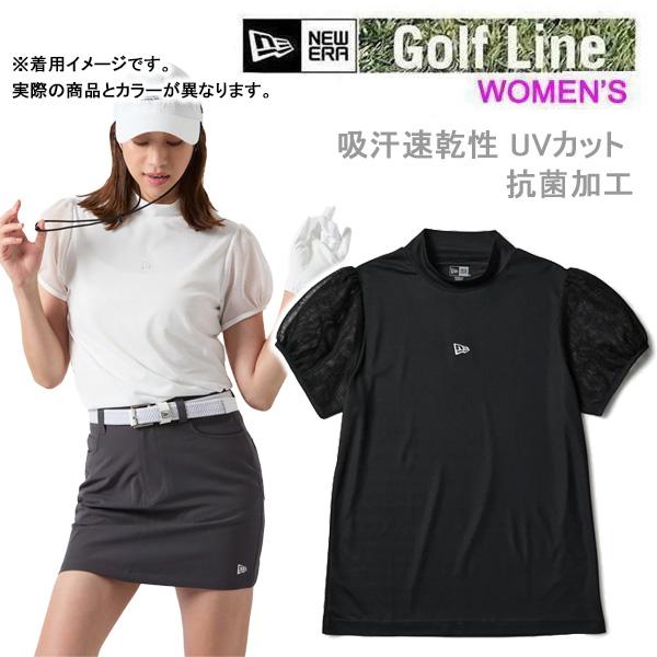 ニューエラ ゴルフ レディース NEWERA 日本正規品ウィメンズ トップス ウィメンズ Tシャツ ウィメンズ 半袖 TシャツWomen's 半袖 メッシュスリーブ ミッドネック Tシャツ組成:ポリエステル袖部分をメッシュ素材で切り替え、通...