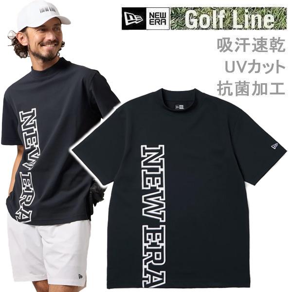 ニューエラ ゴルフ NEWERA 日本正規品【ゴルフ】半袖 ミッドネック Tシャツ 鹿の子 Vertical Logoトップス Tシャツ半袖 Tシャツ素材:ポリエステルポリエステル100％の鹿の子生地を使用し、盛夏のラウンドでも快適な着用感...