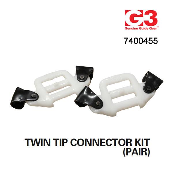 G3・ジースリーのバックカントリー用アクセサリー 日本正規品G3 ジースリー ツインチップ コネクターキット 7400455これまでツインチップのスキー板にシールをしっかりと固定することは難しい問題でしたが、アルピニストスキンのテールストラ...