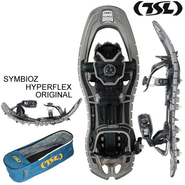 TSL スノーシュー 日本正規品SYMBIOZ HYPERFLEX ORIGINAL2柔軟性の有るハイパーフレックス・フレームを採用したモデル。高いグリップ力を発揮し、雪面での滑りを食い止めます。 つま先部分にBOAシステムが搭載。装着性を...