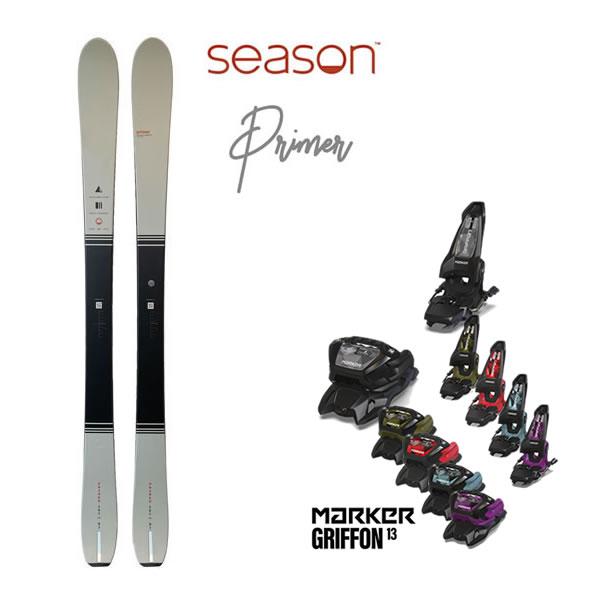 【2025-2026モデル】送料無料・代引き不可【日本正規品】season eqpt シーズン フリースタイルスキーPRIMER (プライマー) -foundation to the winter riding-ノーズからテールにかけて約5...