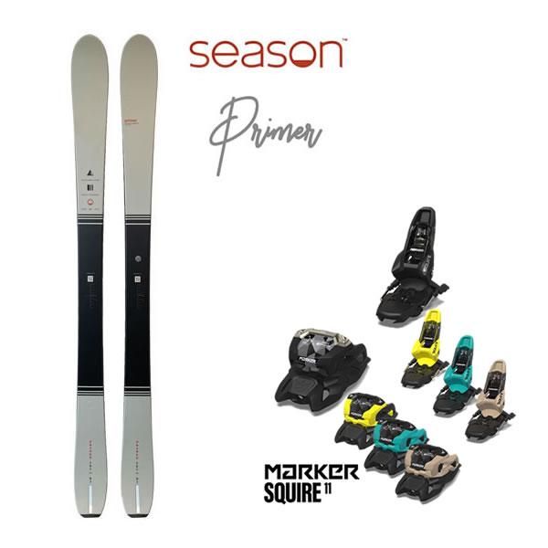 【2025-2026モデル】送料無料・代引き不可【日本正規品】season eqpt. シーズン フリースタイルスキーPRIMER (プライマー) -foundation to the winter riding-ノーズからテールにかけて約...