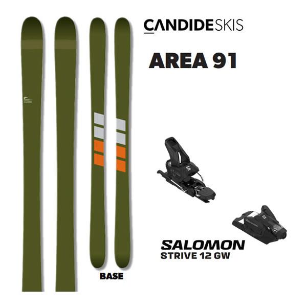 【2025-2026モデル】送料無料・代引き不可【日本正規品】CANDIDE SKIS キャンディッド スキー 日本正規品Candide Thovexが立ち上げたブランド「CANDIDE SKIS」AREA 91 (エリア91) -Park...