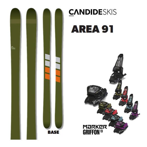 【2025-2026モデル】送料無料・代引き不可【日本正規品】CANDIDE SKIS キャンディッド スキー 日本正規品Candide Thovexが立ち上げたブランド「CANDIDE SKIS」AREA 91 (エリア91) -Park...