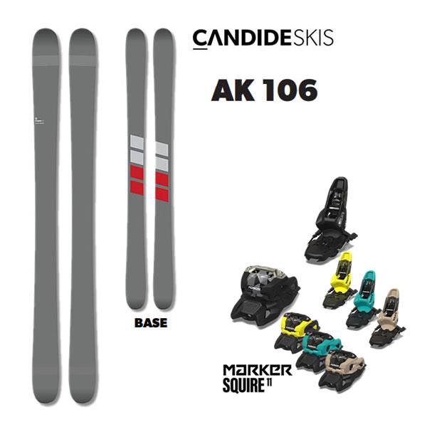 【発売日：2025年11月30日】【2025-2026モデル】送料無料・代引き不可【日本正規品】CANDIDE SKIS キャンディッド スキー 日本正規品Candide Thovexが立ち上げたブランド「CANDIDE SKIS」AK 1...
