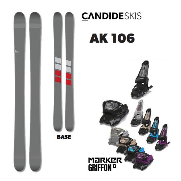 【発売日：2025年11月30日】【2025-2026モデル】送料無料・代引き不可【日本正規品】CANDIDE SKIS キャンディッド スキー 日本正規品Candide Thovexが立ち上げたブランド「CANDIDE SKIS」AK 1...