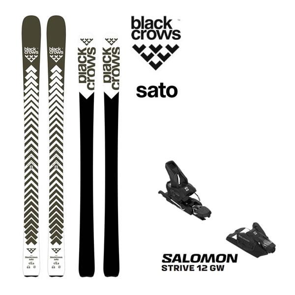 【2025-2026モデル】送料無料・代引き不可【日本正規品】BLACKCROWS SKIS ブラッククロウズSato (サト)精密で遊び心があり、そして軽快なこの小さなスキーは、完璧な斜面でカービングしたり、地形を楽しんだり、滑走の合間に...