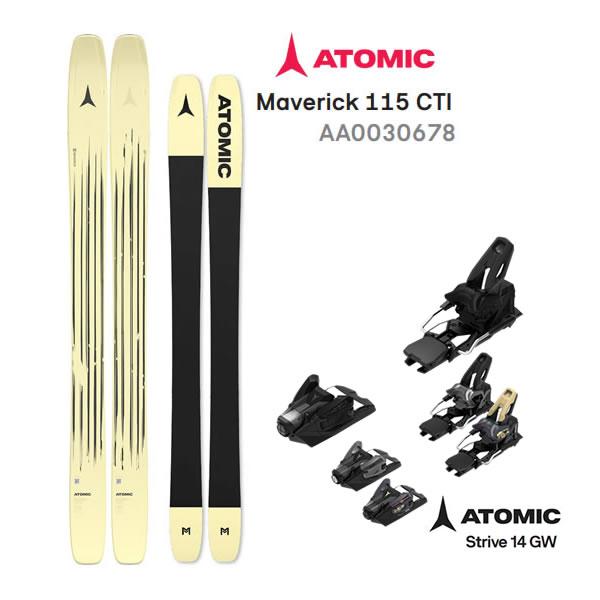 【2025-2026モデル】送料無料・代引き不可【日本正規品】MAVERICK 115 CTI (マーベリック 115 CTI)ワールドフリーライドツアーに最適なモデル。ハードに攻めるパワーとパフォーマンス、変則的なフイールドでの万能性を兼...