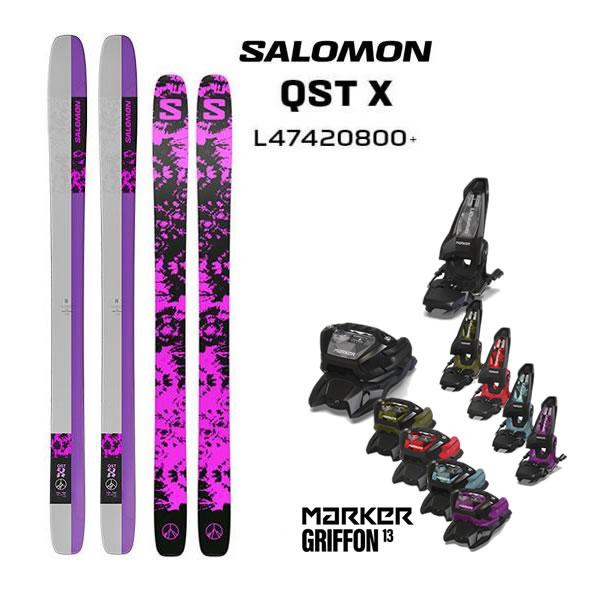 【2025-2026モデル】送料無料・代引き不可【日本正規品】サロモン スキー板 salomon スキー 日本正規品QST X (キューエスティー X) L47420800QST BLANK より幅広の116mmウエストが最大限の浮力を得て...