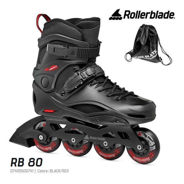今なら、当店オリジナルのインライン収納用ナップザックをもれなくプレゼント!!ROLLERBLADE(ローラーブレード) インラインスケート 日本正規品RB 80 (07400500741)優れたコントロール性、安定性、スピードを実現。あらゆ...