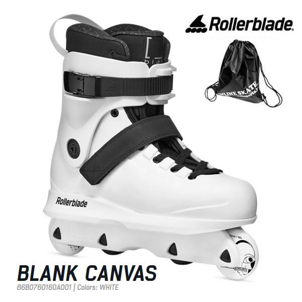 今なら、当店オリジナルのインライン収納用ナップザックをもれなくプレゼント!!ROLLERBLADE(ローラーブレード) インラインスケート 日本正規品BLANK CANVAS (86B0760160A001)2026年登場のニューモデル。高...