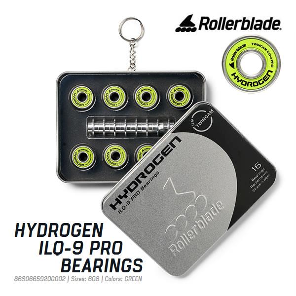 ROLLERBLADE ローラーブレード ベアリング メンテナンス用品(86S0665920G002) HYDROGEN ILQ-9 PRO BEARINGS -GREEN-HYDROGEN ILQ-9 PROベアリングは、最適なパフォーマ...