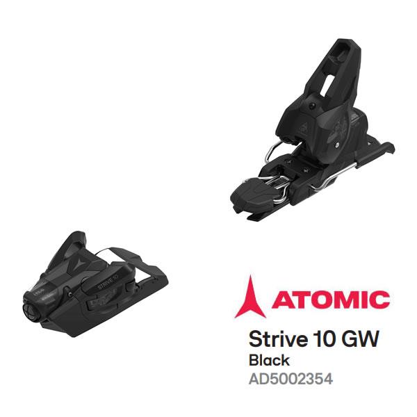 アトミック ビンディング 日本正規品 (ATOMIC SKI BINDING)STRIVE 10 GW (ストライブ 10 GW)基本設計は従来の STRIVE シリーズを踏襲した上で、ヒール部を1パーツ構造とし、シリーズで最も軽量に。ST...