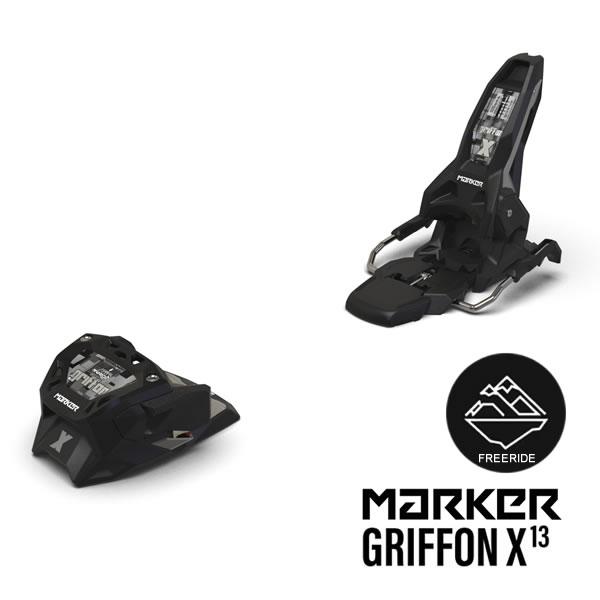 MARKER マーカー スキービンディング 日本正規品X SERIES現在のフリースキービンディングの市場において、最も低重心に設計されたモデル。GRIFFON X 13 (グリフォンX 13)軽量で機敏、遊び心あふれるライディングのために...