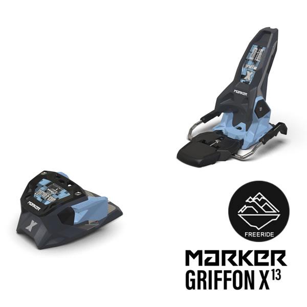 MARKER マーカー スキービンディング 日本正規品X SERIES現在のフリースキービンディングの市場において、最も低重心に設計されたモデル。GRIFFON X 13 (グリフォンX 13)軽量で機敏、遊び心あふれるライディングのために...